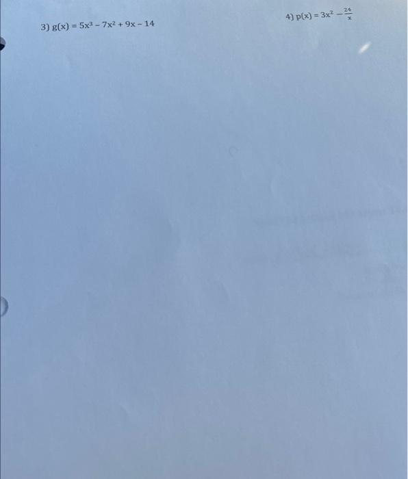 Solved 1-4. Find all points of inflection and determine | Chegg.com