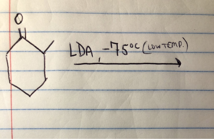 Solved 0 LDA -75°C (cow Temp.) | Chegg.com