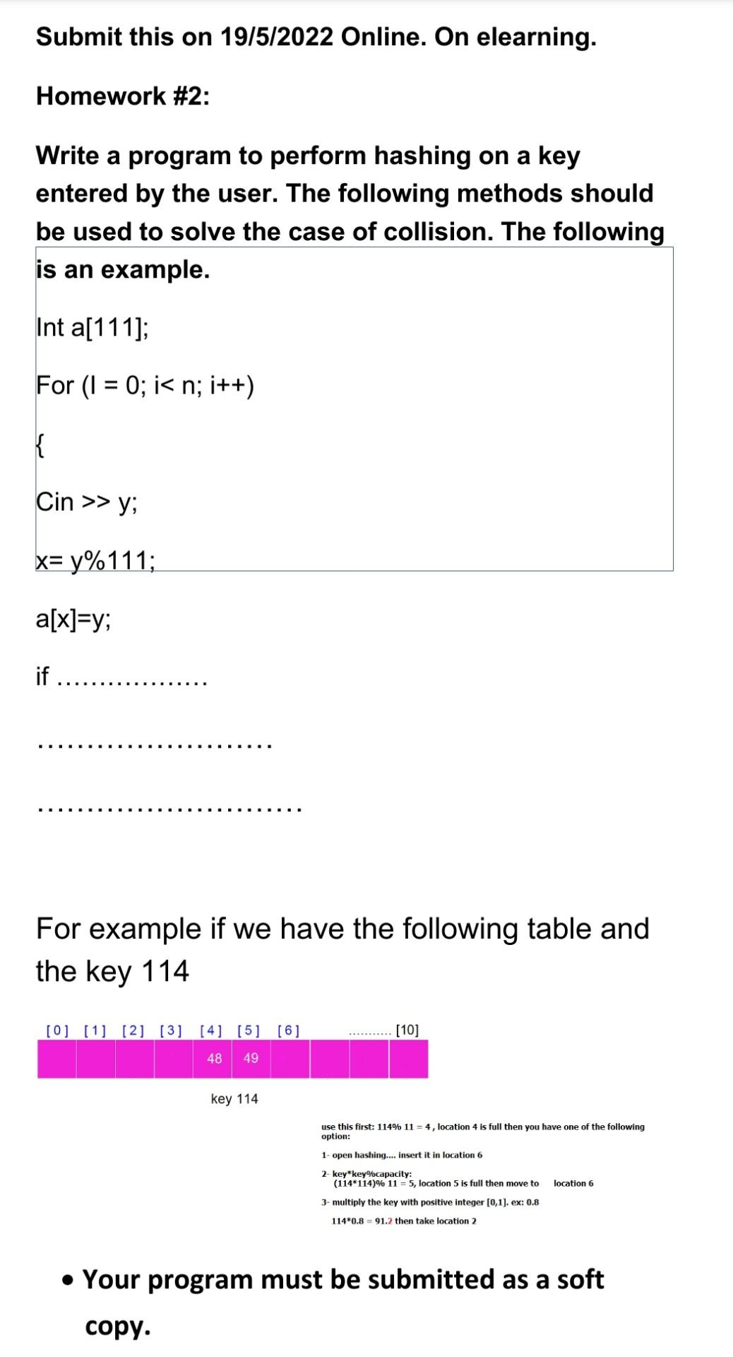 Solved Submit this on 19/5/2022 Online. On elearning. | Chegg.com