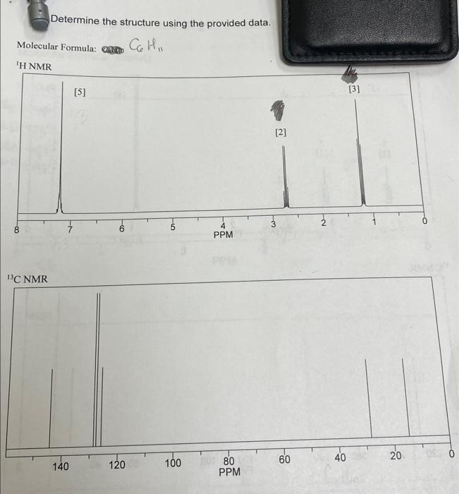Solved Determine the structure using the provided data. | Chegg.com