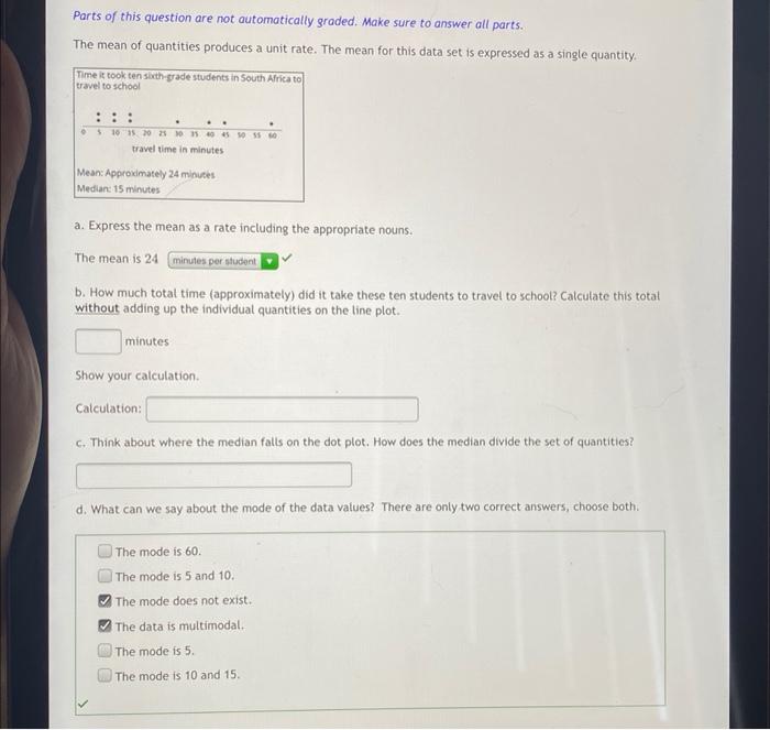 Solved Parts of this question are not automatically graded. | Chegg.com