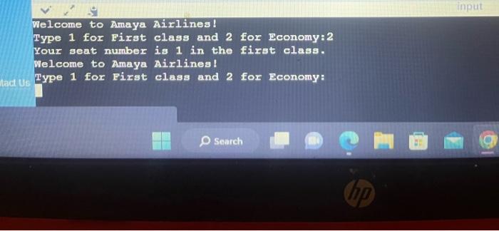Solved hello! so im creating a code and when i type the | Chegg.com
