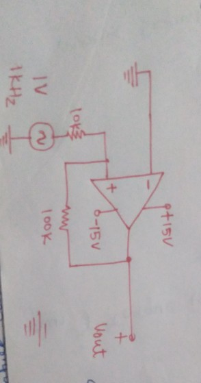 Solved simulate the circuit and measure voltage vout and | Chegg.com