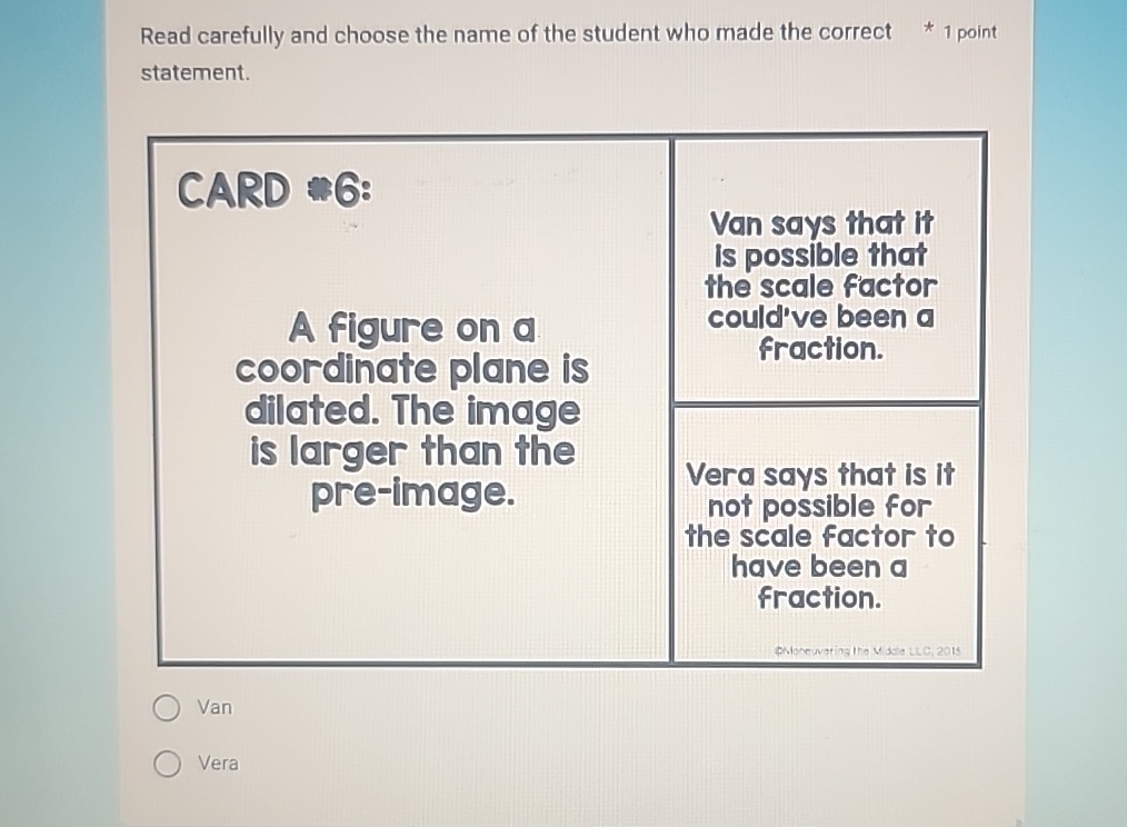 Solved Read carefully and choose the name of the student who | Chegg.com