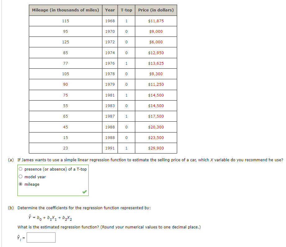 Solved Please answer B and show work. Thanks | Chegg.com