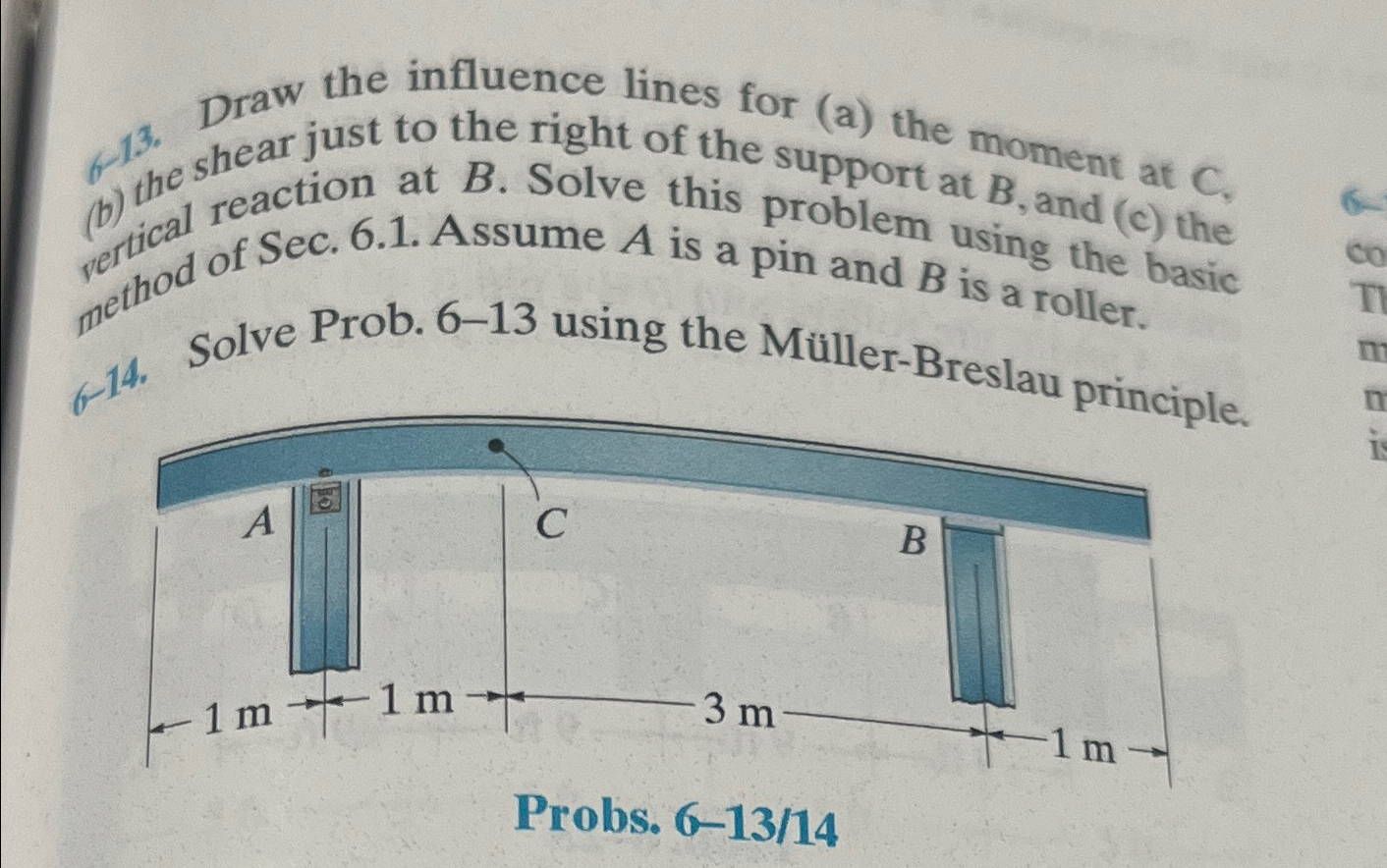 Solved Draw the influence lines for (a) ﻿the moment at | Chegg.com