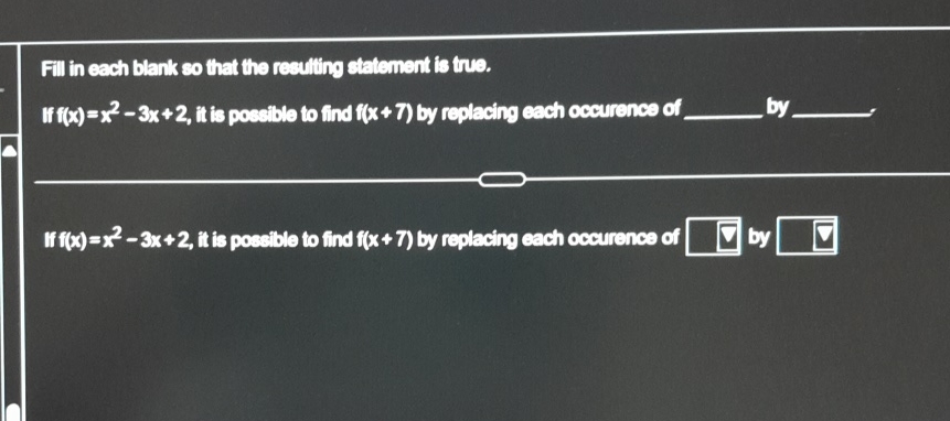 Solved Fill in each blank so that the resulting statement is | Chegg.com