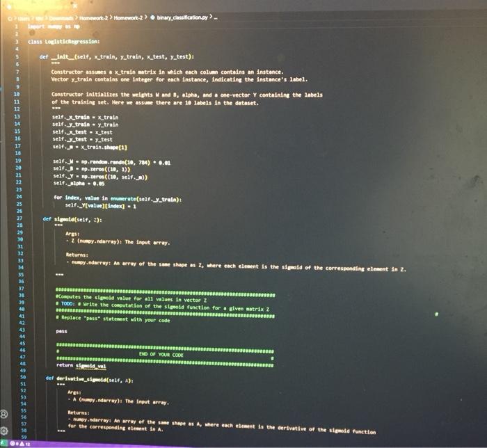 Solved fill the commented to do parts, codes should be | Chegg.com