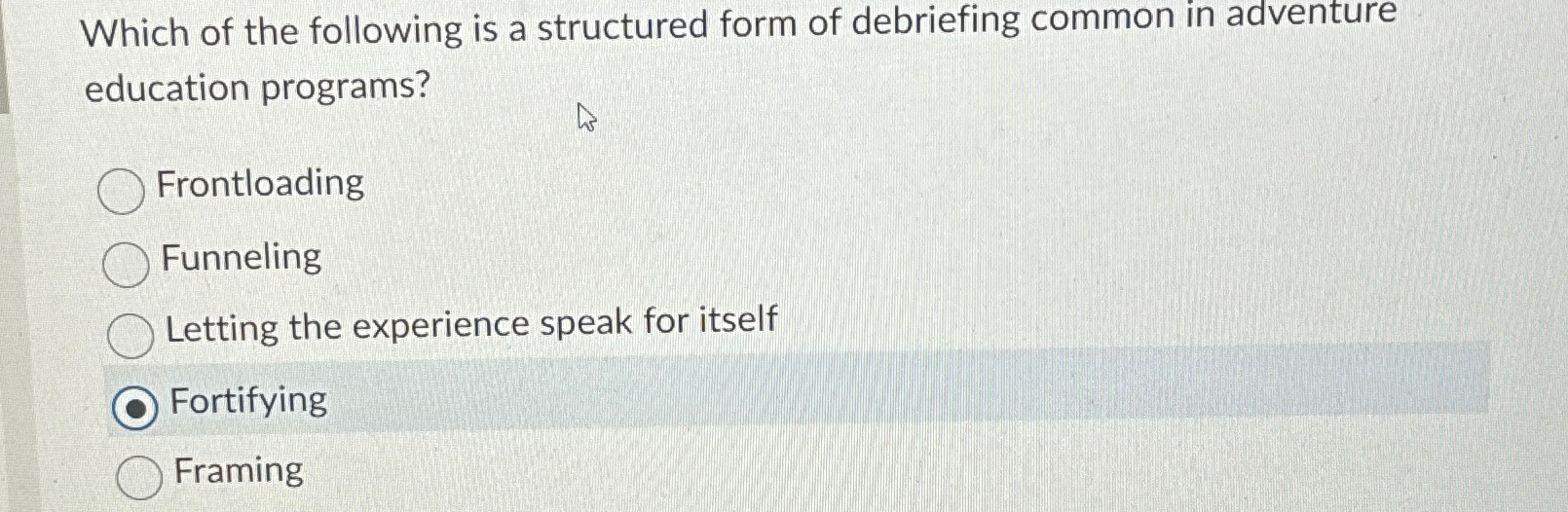Solved Which of the following is a structured form of | Chegg.com