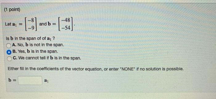 Solved Previous Problem Problem List Next Problem (1 point) | Chegg.com