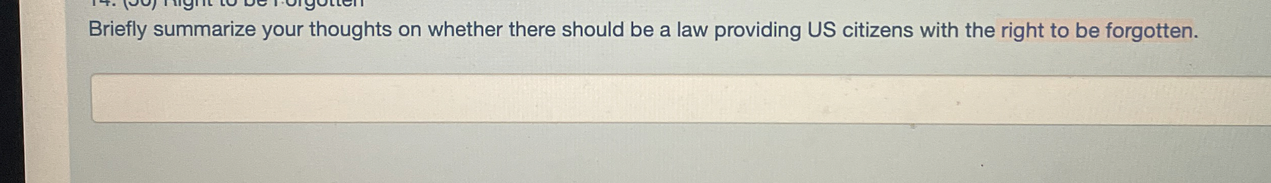 Solved Briefly summarize your thoughts on whether there | Chegg.com