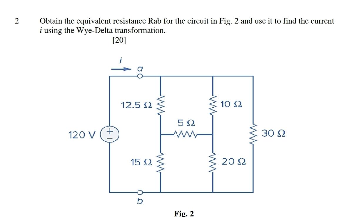 Solved 2 ﻿Obtain the equivalent resistance Rab for the | Chegg.com