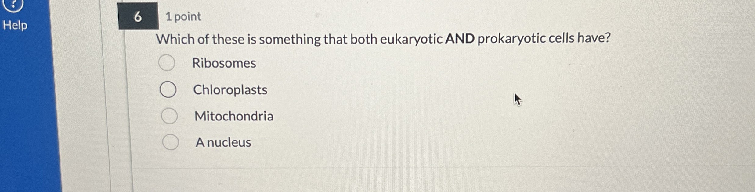 Solved 61 ﻿pointWhich of these is something that both | Chegg.com
