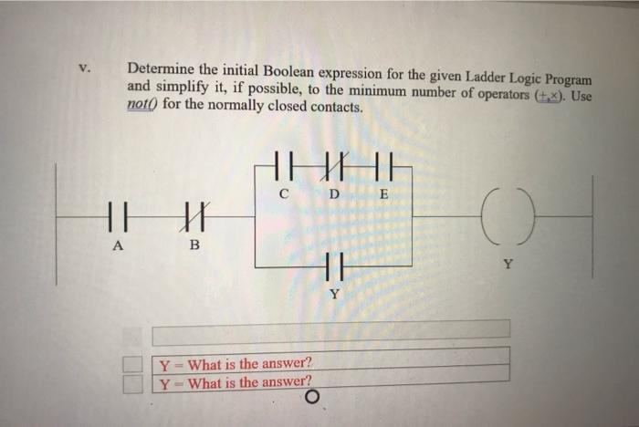 Solved Determine the initial Boolean expression for the | Chegg.com