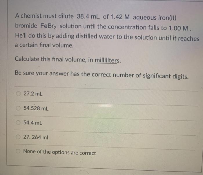 Solved The chemical formula for sodium bromide is NaBr. A | Chegg.com