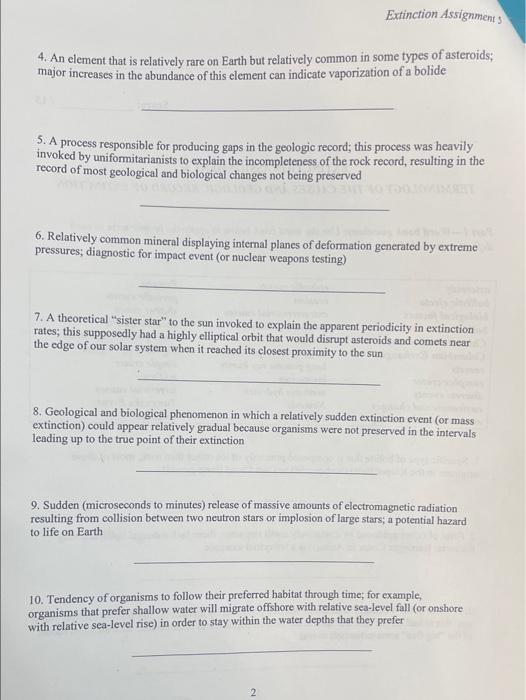 Solved Part I-Word bank questions: Use the word bank below | Chegg.com