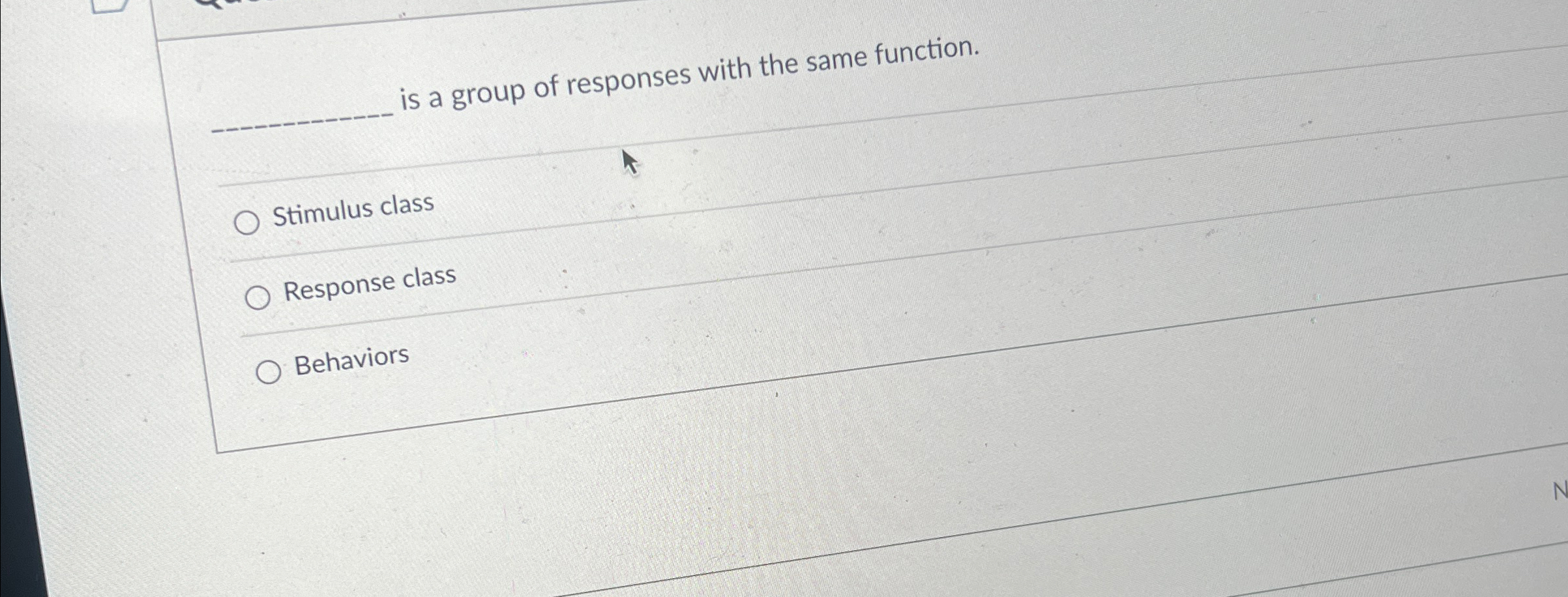 Solved is a group of responses with the same | Chegg.com
