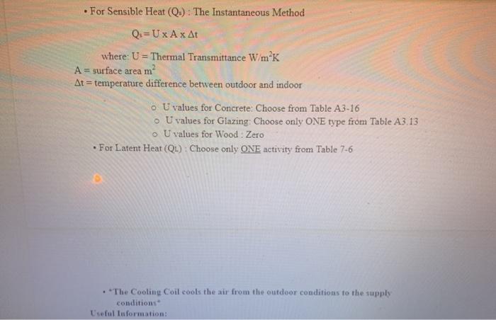 With the aid of a Psychrometric chart, and using the | Chegg.com