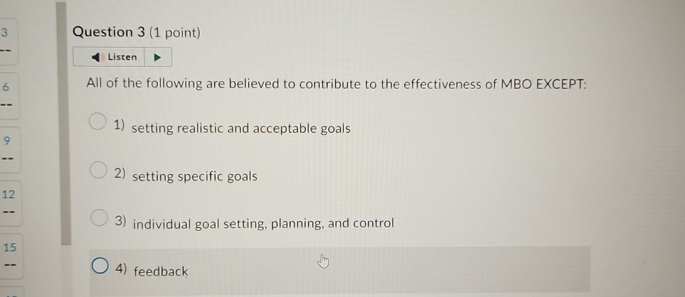 Solved Question 3 (1 ﻿point)ListenAll of the following are | Chegg.com