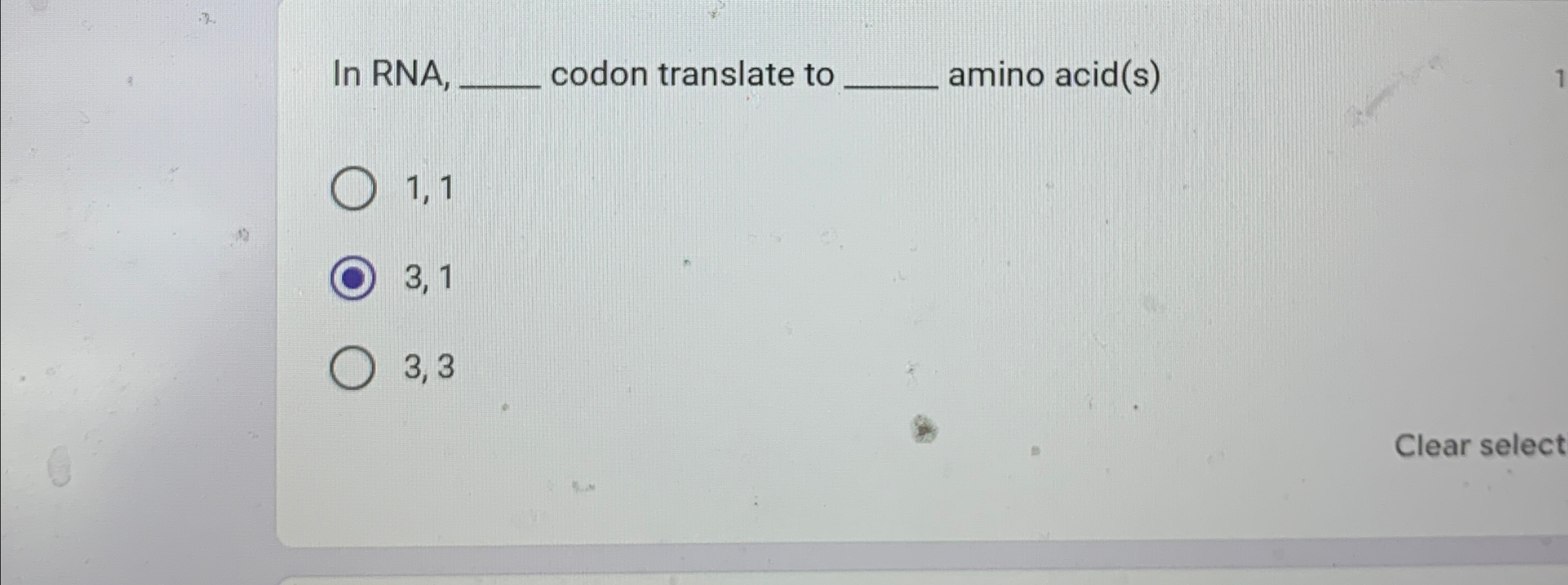 Solved In RNA, ﻿codon translate to ﻿amino | Chegg.com