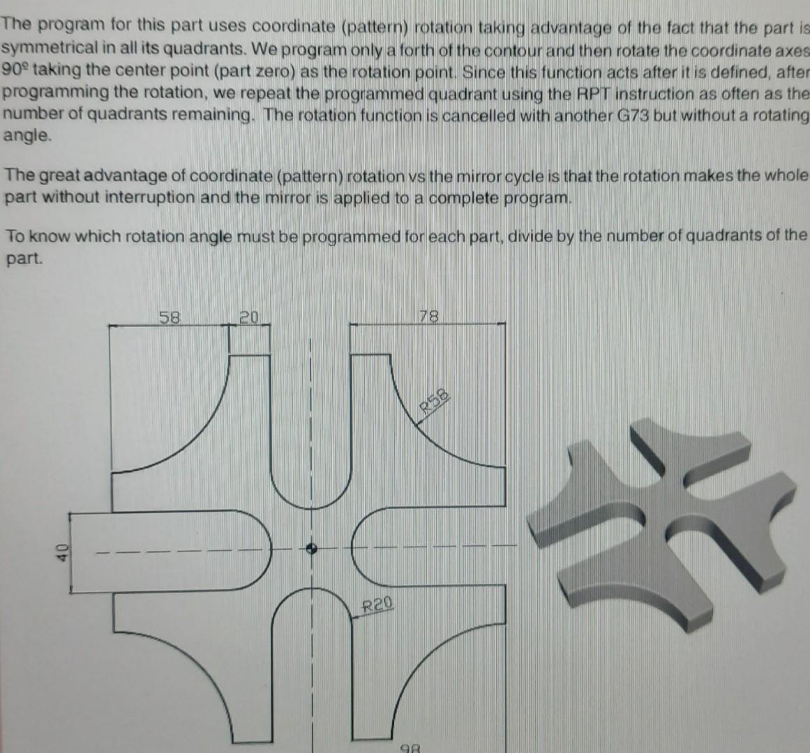 Solved The program for this part uses coordinate (pattern) | Chegg.com