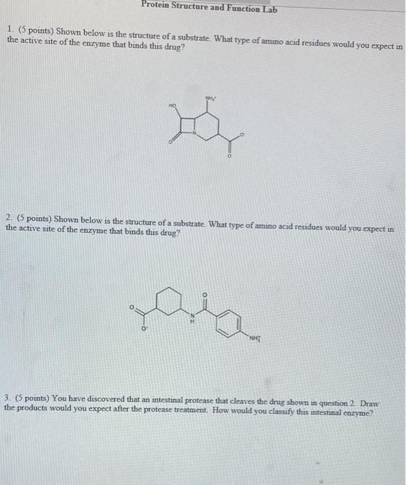 1 5 Points Shown Below Is The Structure Of A