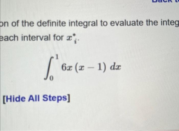 on of the definite integral to evaluate the integ | Chegg.com