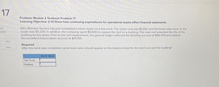 Solved 16 Problem: Module 2 Textbook Problem 16 Learning | Chegg.com