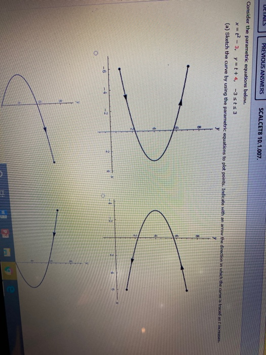 Solved ULTAILS PREVIOUS ANSWERS SCALCET8 10.1.007 Consider | Chegg.com
