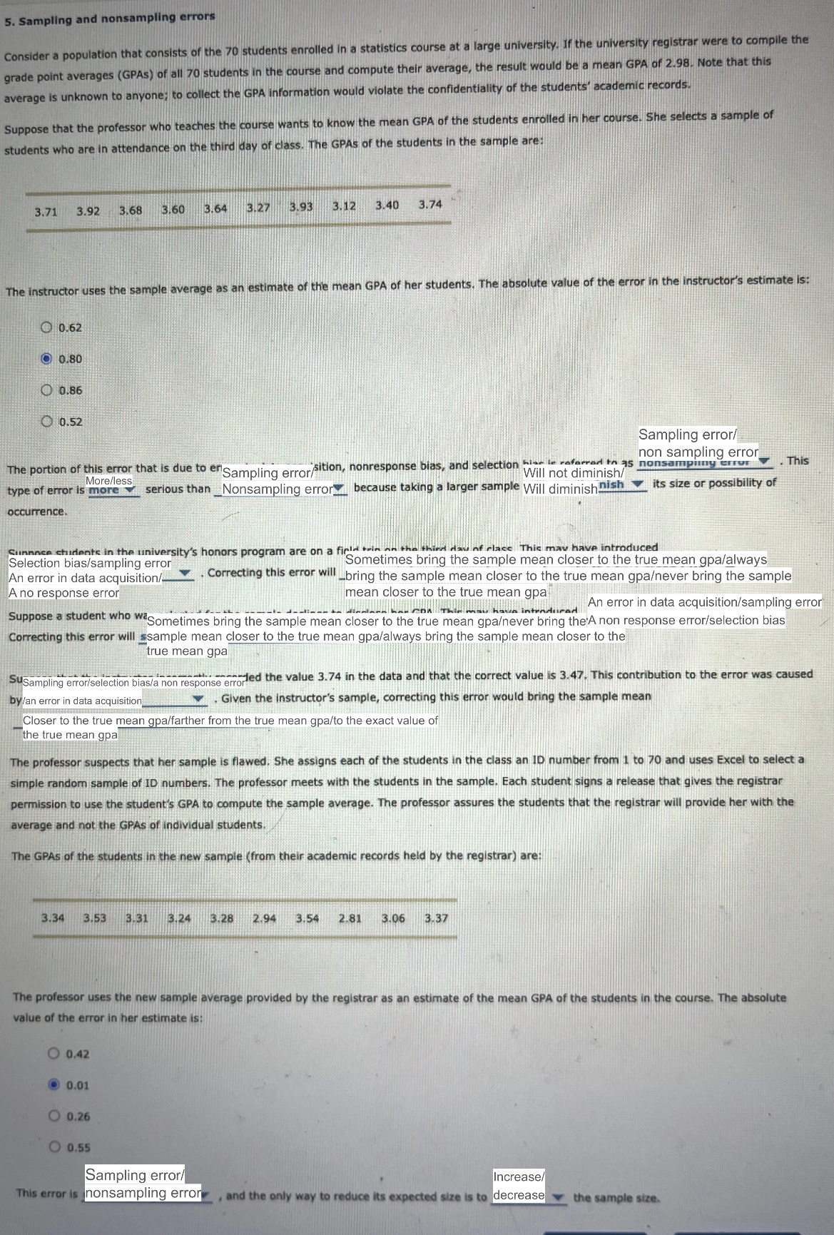 Solved Please answer all parts of the question correctly. | Chegg.com
