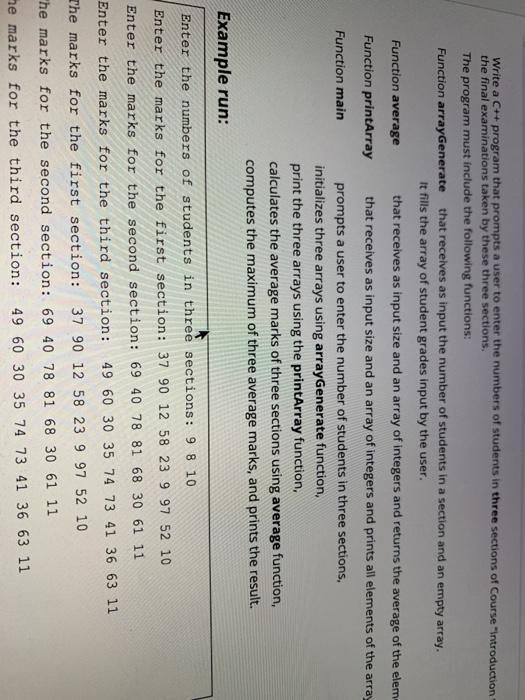 Solved Write A C Program That Prompts A User To Enter The 5283