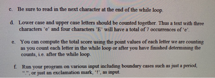 Solved Write a program scrabble_game.cpp that reads in text | Chegg.com