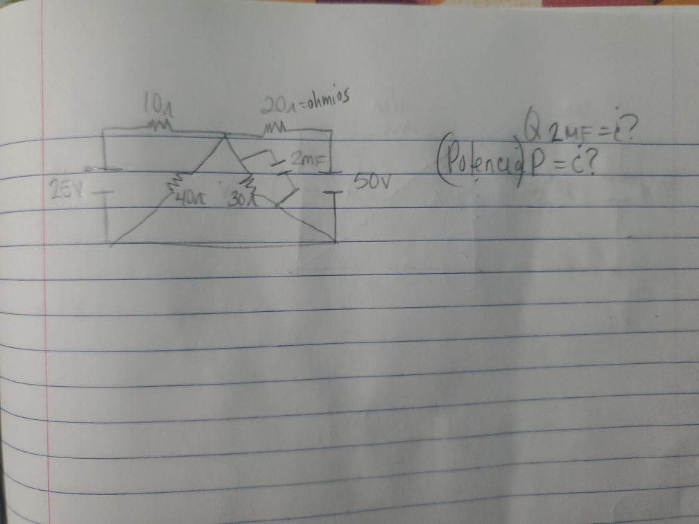 Solved Find the power and Q if we add a 2MF capacitor | Chegg.com