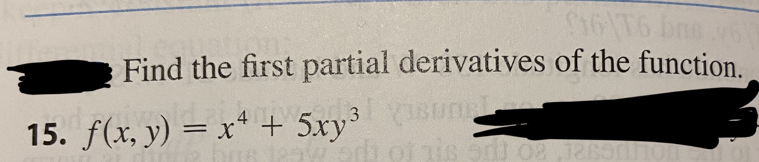 Solved Find the first partial derivatives of the | Chegg.com