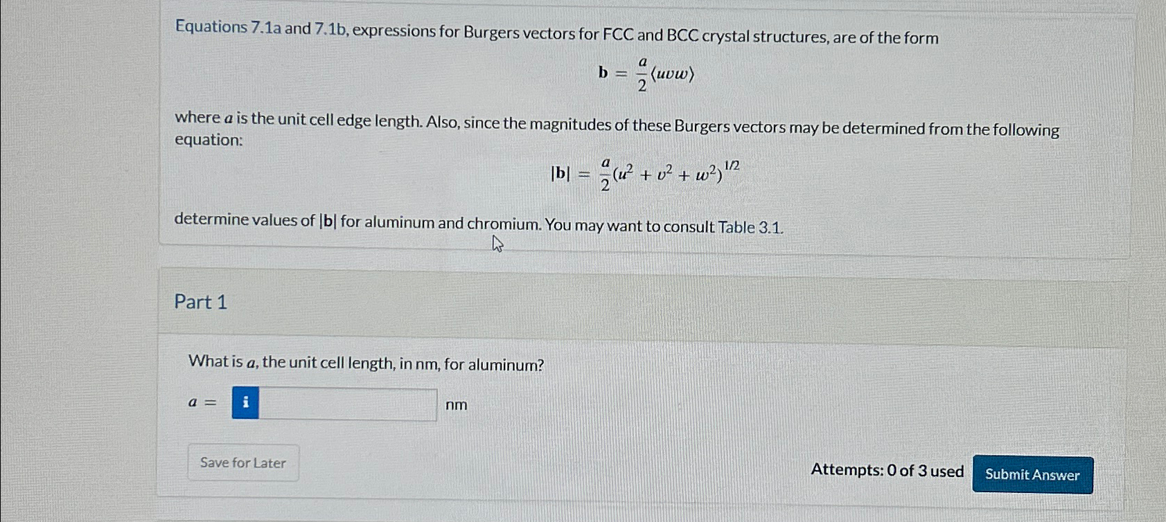 Equations 7.1a and 7.1b, ﻿expressions for Burgers | Chegg.com