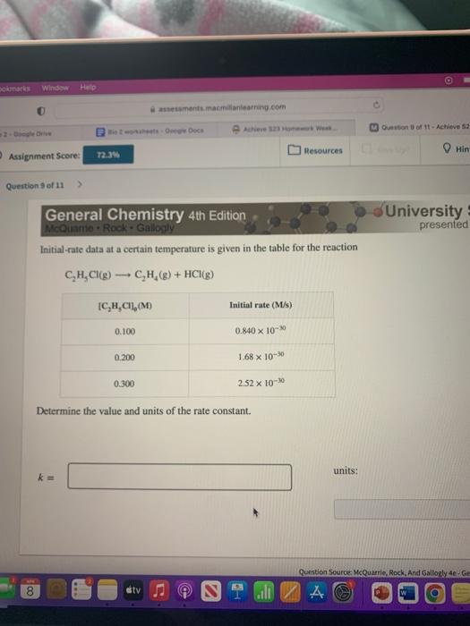Solved Initial-rate data at a certain temperature is given | Chegg.com