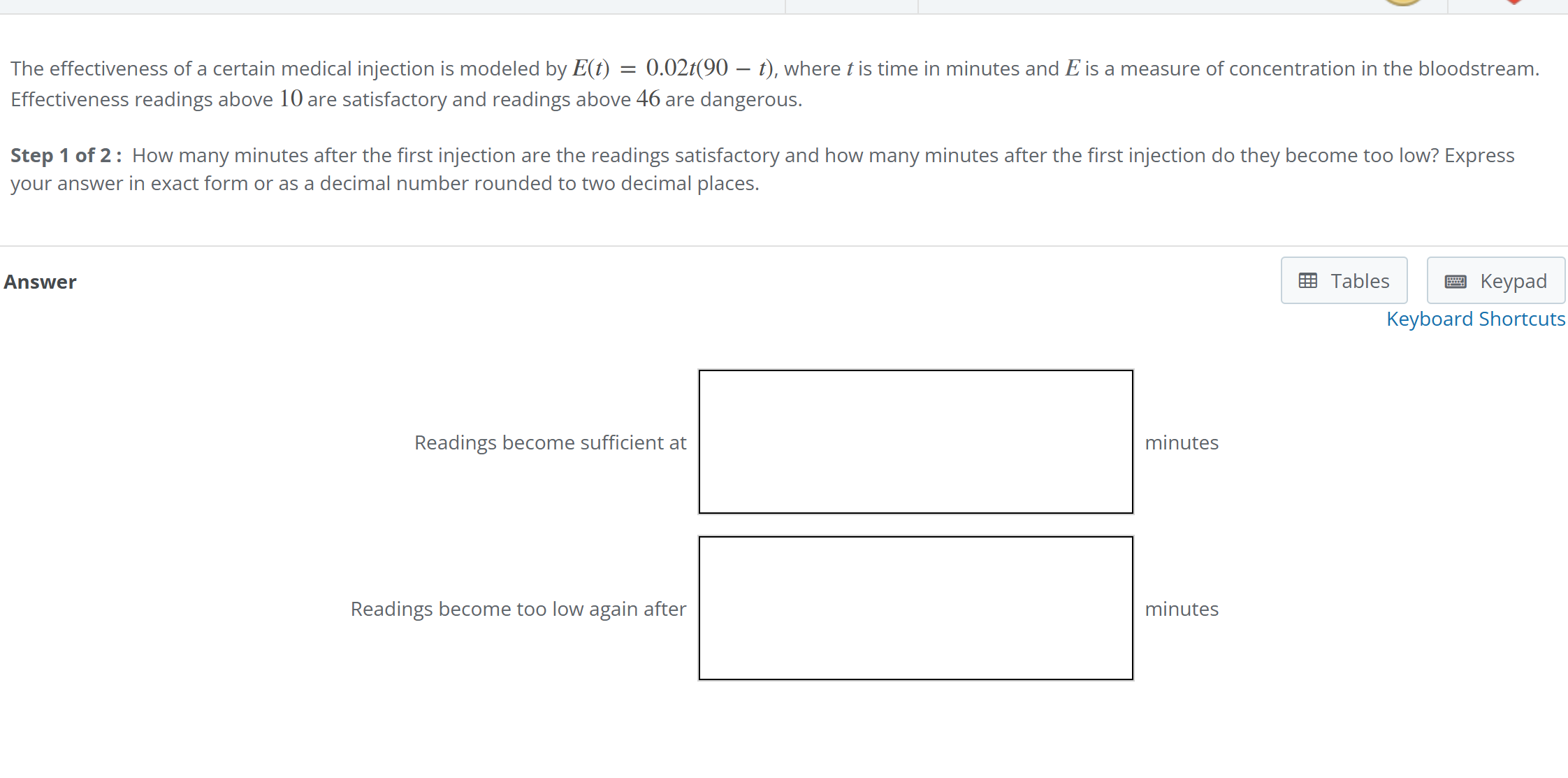 Solved The effectiveness of a certain medical injection is | Chegg.com
