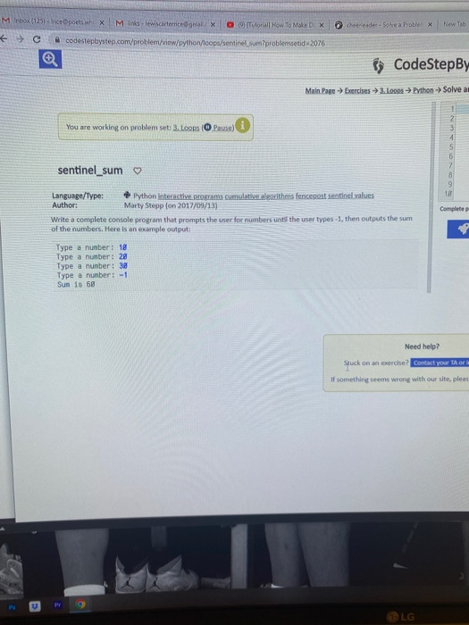 Solved o cheerleader. Solve a Poble X New Tab Mbox (125) | Chegg.com