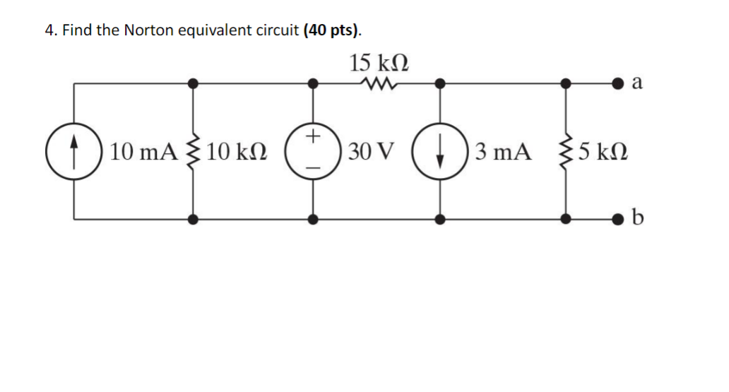 Solved Find the Norton equivalent circuit | Chegg.com