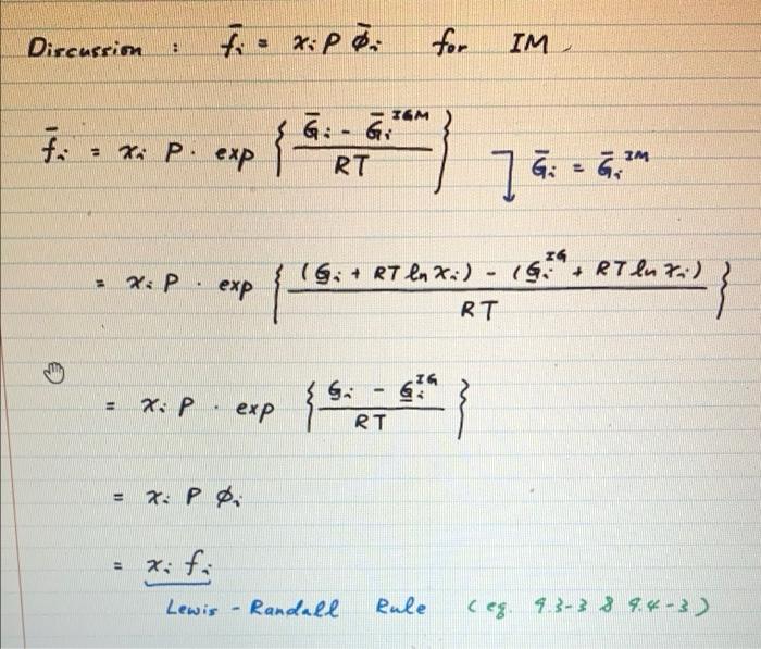Solved Thermodynamics. Please explain this derivation in a | Chegg.com