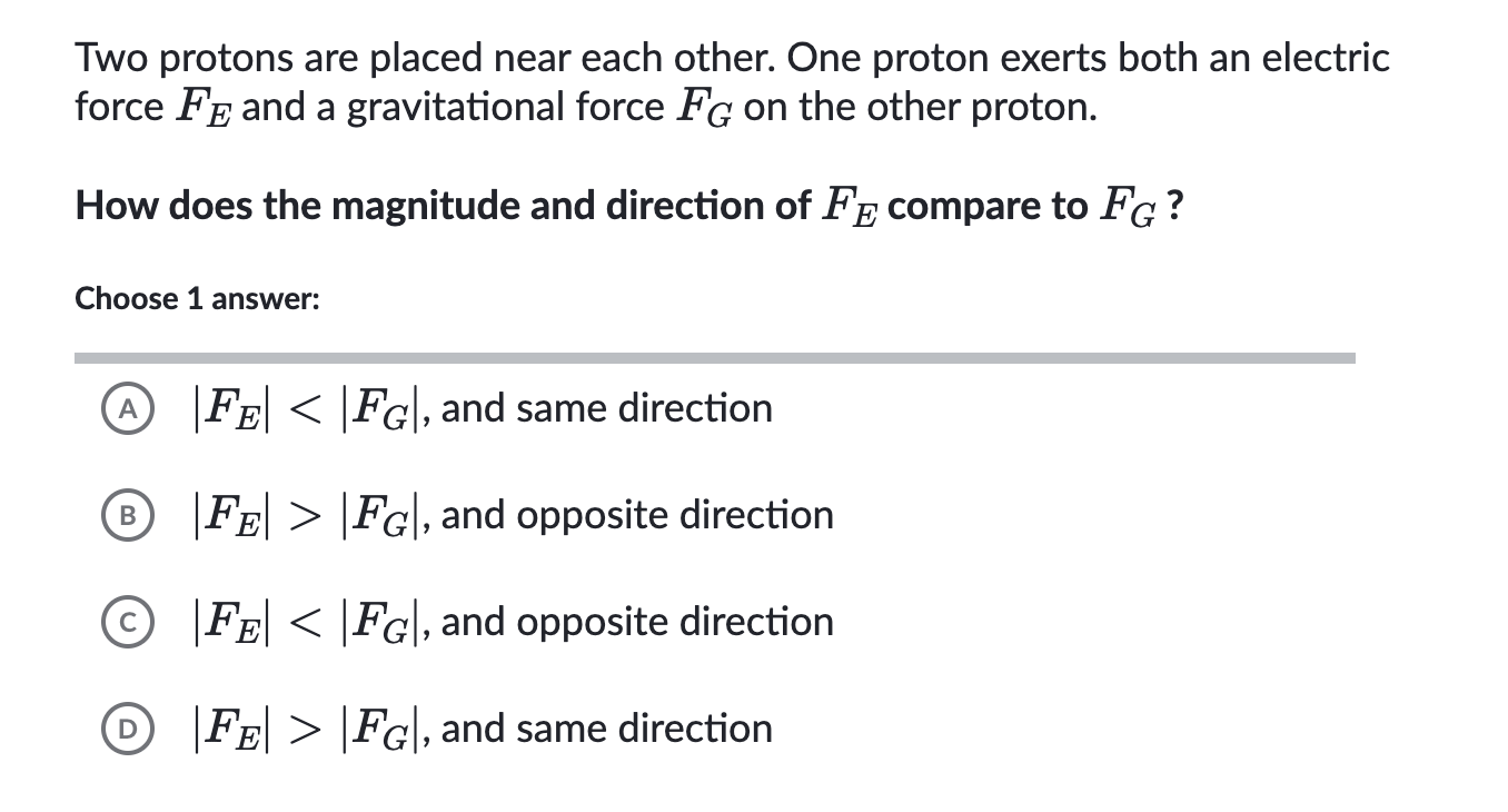 Solved Two protons are placed near each other. One proton | Chegg.com
