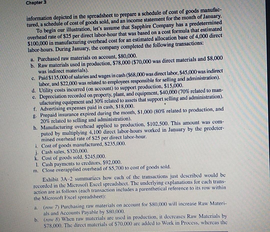 Questions 1- identify Direct Material, Indirect | Chegg.com