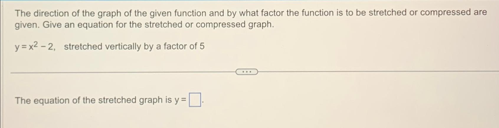 Solved The direction of the graph of the given function and | Chegg.com