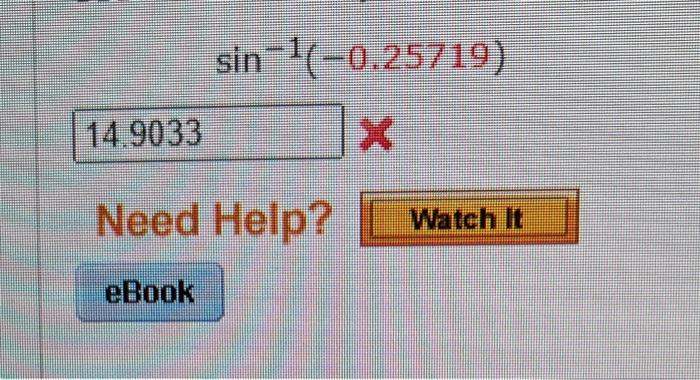Solved Use a ealculator (in radian mode) to find an | Chegg.com