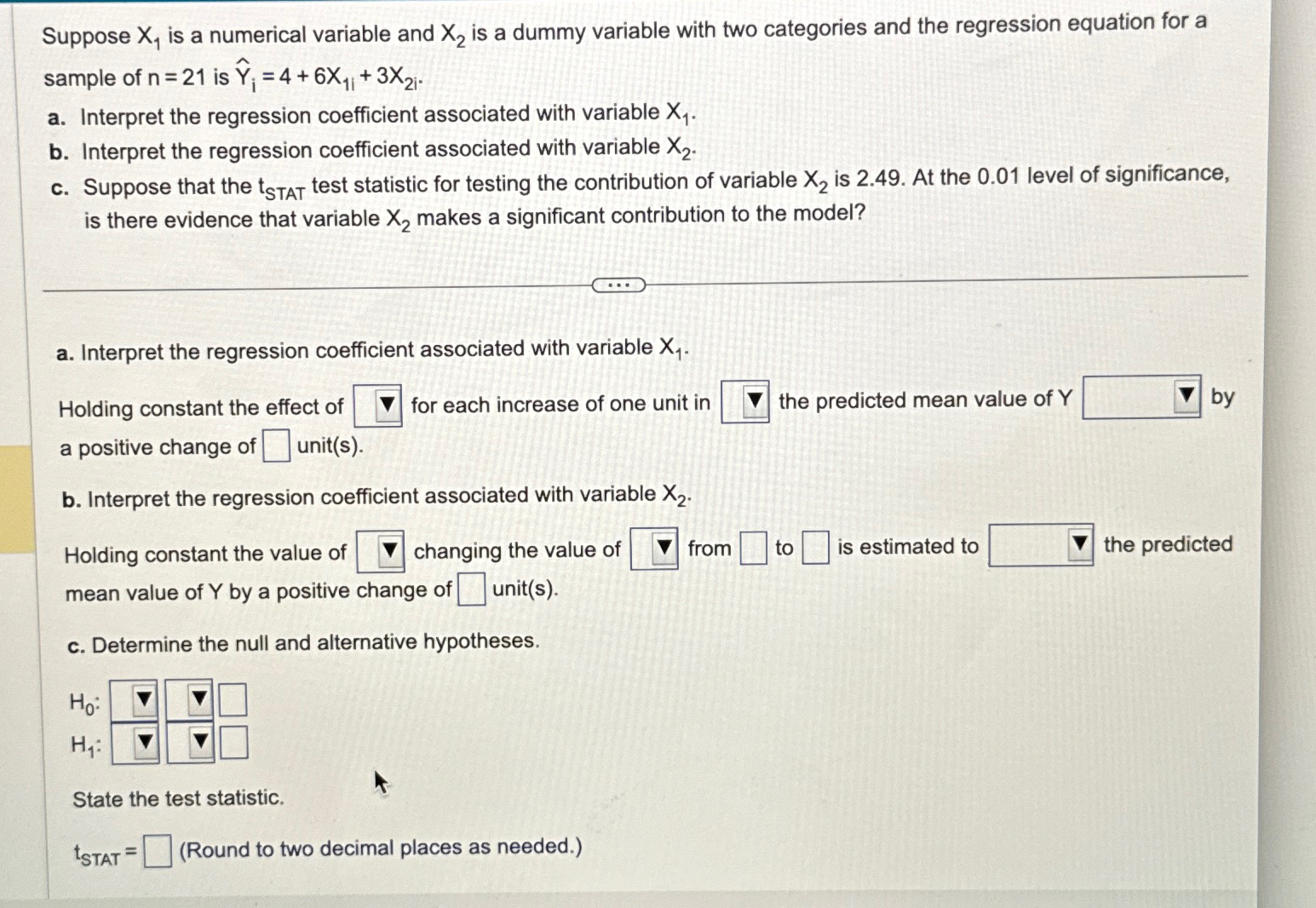Solved Suppose x1 ﻿is a numerical variable and x2 ﻿is a | Chegg.com