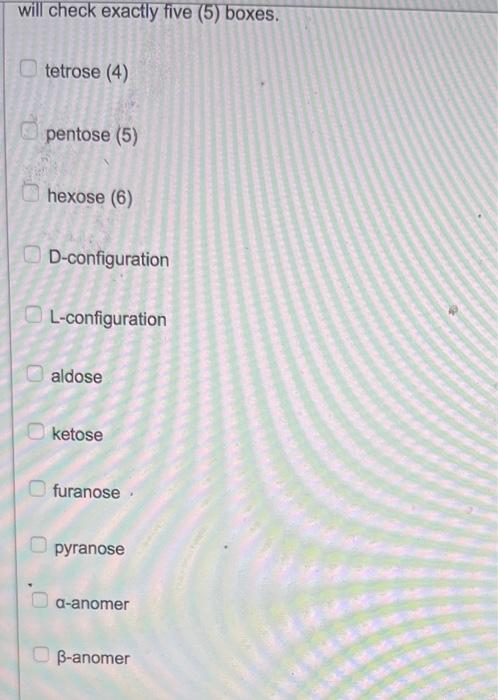 Solved Above is a Haworth projection of a monosaccharide. | Chegg.com