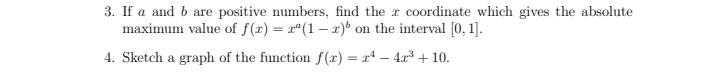 Solved If a and b ﻿are positive numbers, find the x | Chegg.com