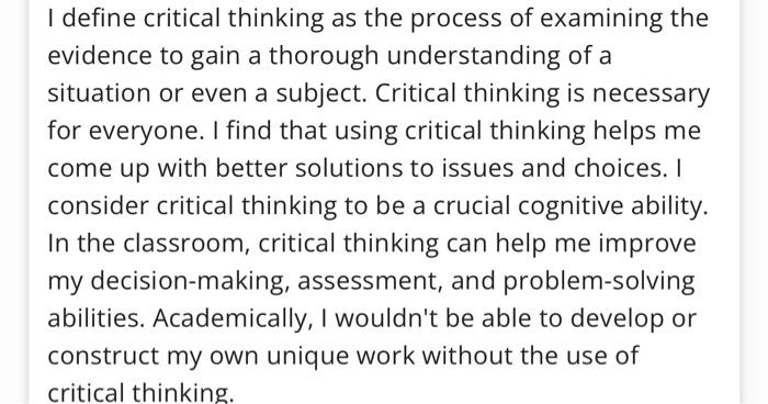 Solved In few words (75 or 100), give your substantive | Chegg.com