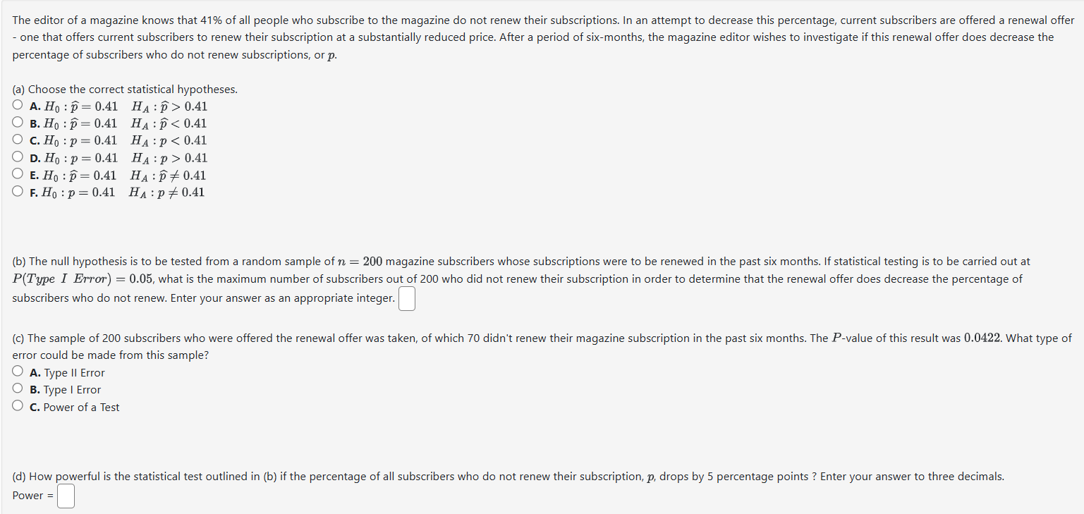 Solved Solve the statistics question part by part using | Chegg.com