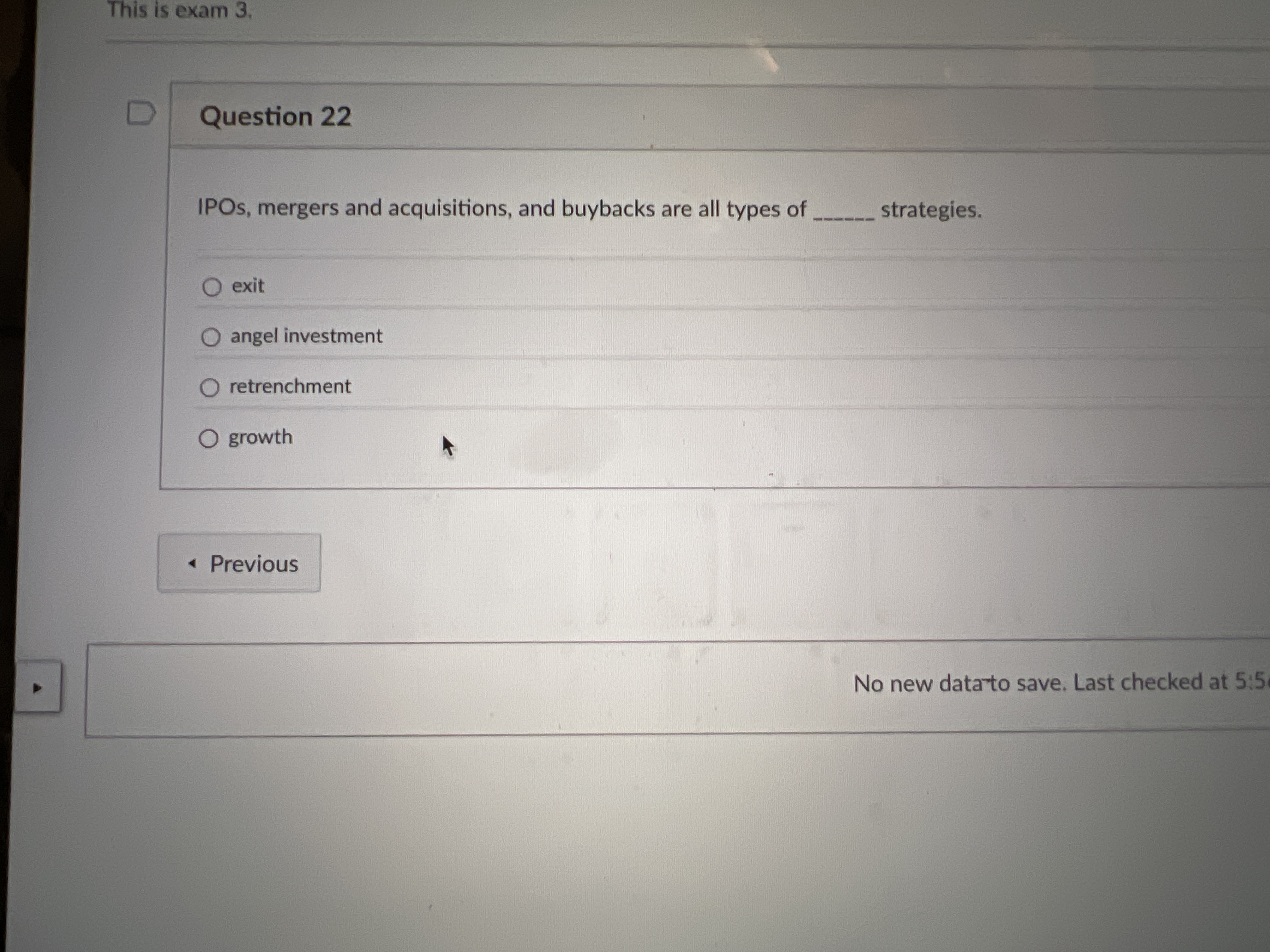 Solved Question 22IPOs, mergers and acquisitions, and | Chegg.com